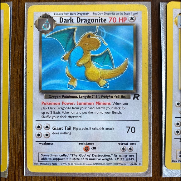 Pokemon | Toys | Full Dragonite Evolution Set Vintage Pokmon Cards ...